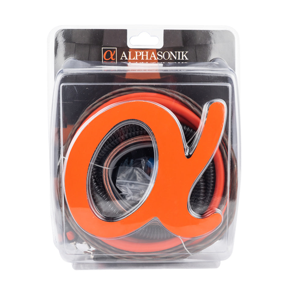 Alphasonik HK4 Premium 4-Gauge Complete Car Amplifier Installation Kit ...