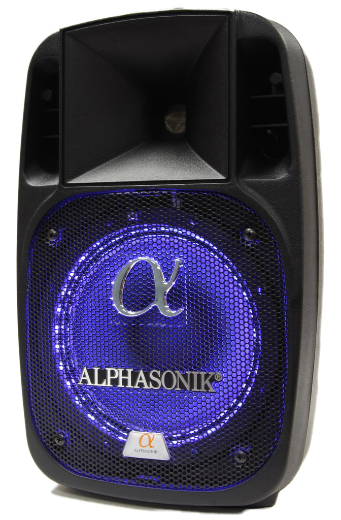 Alphasonik 15" Powered 2800W PRO DJ Amplified Loud Speaker Bluetooth U ...