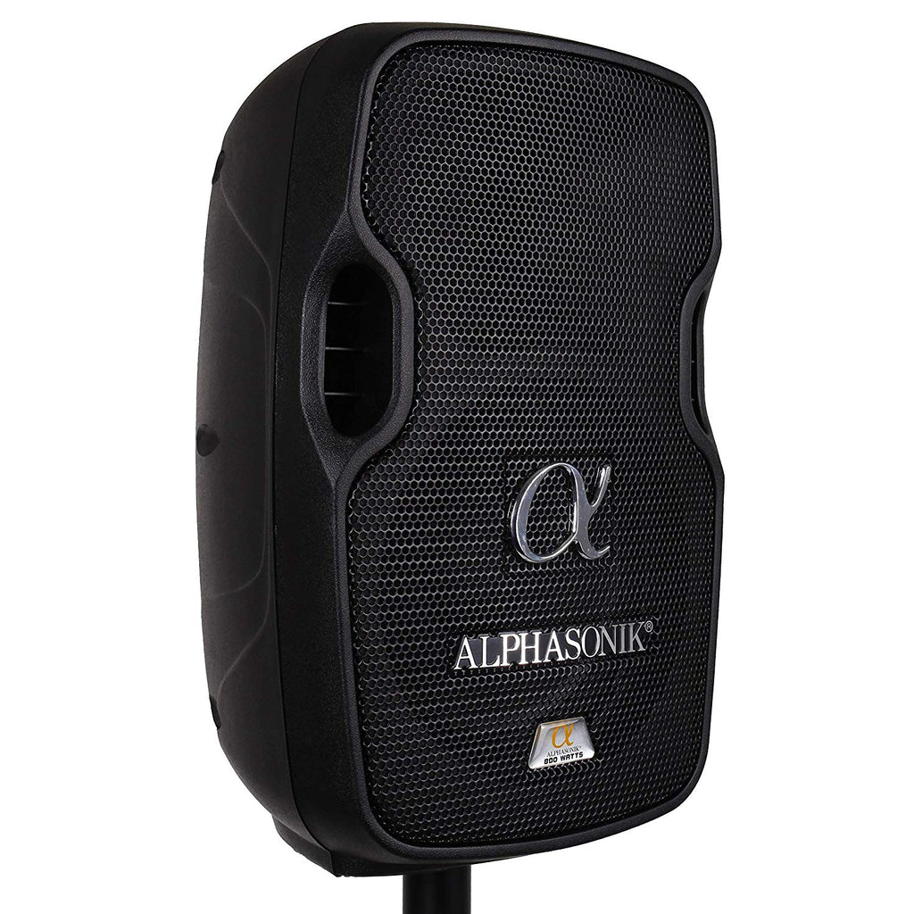 Alphasonik 8" Portable Rechargeable Battery Powered 800W PRO DJ Speaker ...